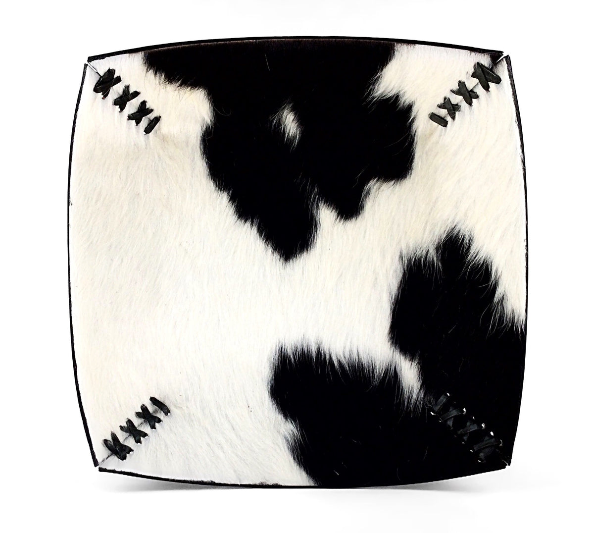 Stitched Cowhide Bowl | MooMoo Designs
